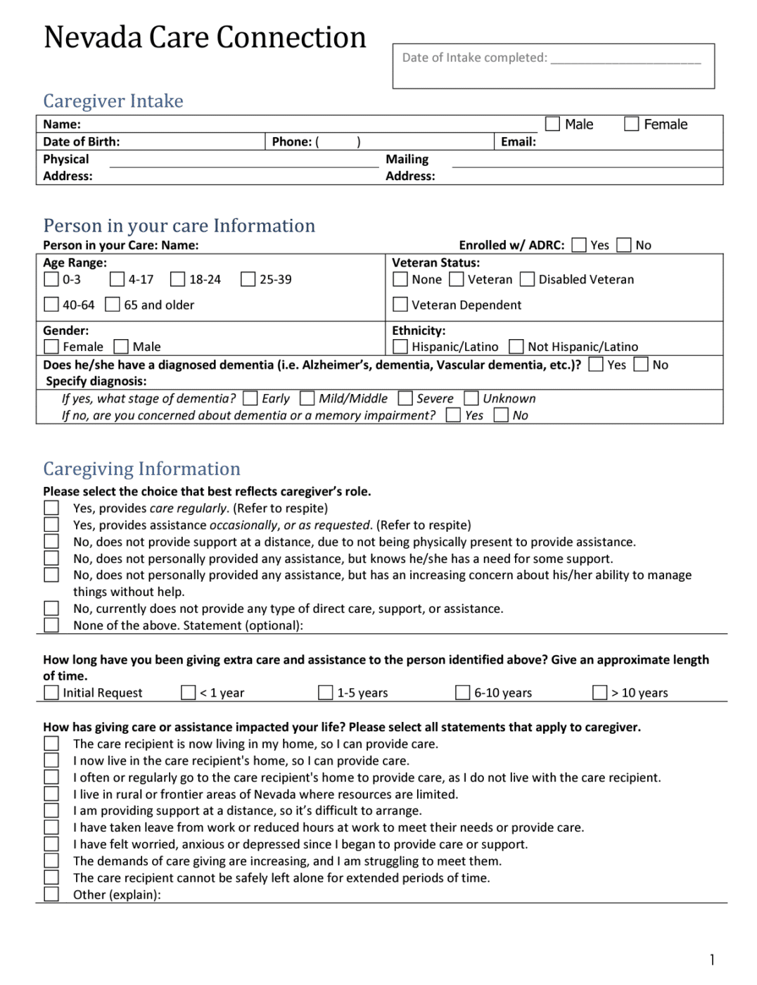 Caregiver Assessment | ARCH National Respite Network & Resource Center