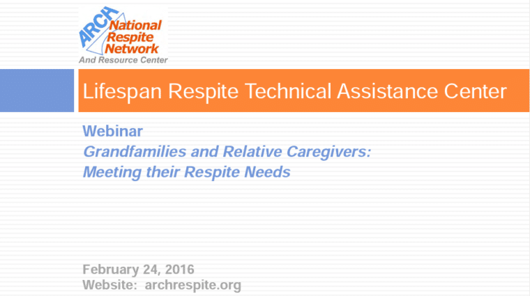 Resource Library | ARCH National Respite Network & Resource Center